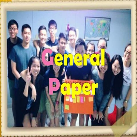 General Paper Tuition | PDF | Educational Assessment | Education
