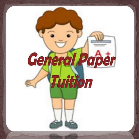 General Paper Tuition | PDF