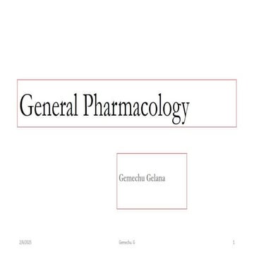General pharmacology(defintion, source of drug, drug naming, branch of ...