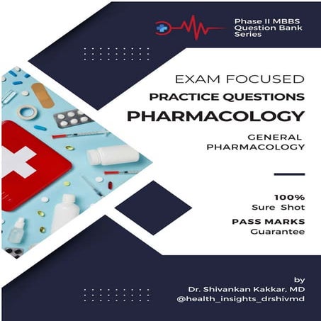 Pharmacology Question Bank for II MBBS: Essential Concepts and Practice ...
