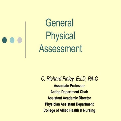 General Physical Assessment | PPT