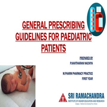 GENERAL PRESCRIBING GUIDELINES FOR PAEDIATRIC PATIENTS.pptx