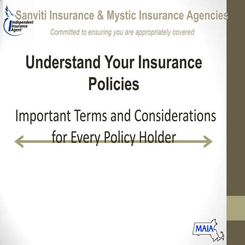 Insurance Basics - Auto - Home & Flood | PPT