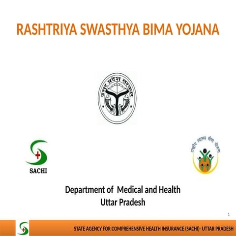 General presentation of UPRSBY on RSBY scheme | PPTX