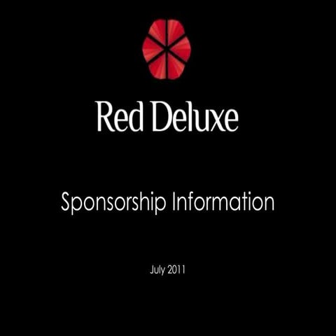 General Presentation Red Deluxe English | PPT