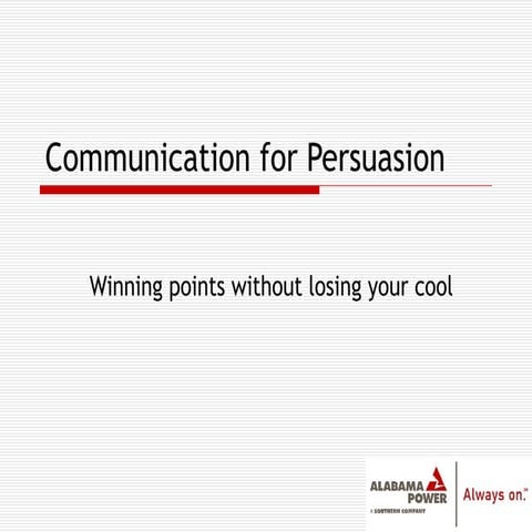 Persuasion techniques in presentations | PPTX