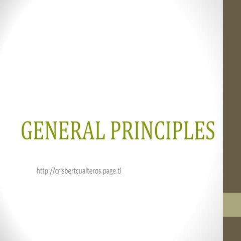 General Principles in Pharmacology | PPT