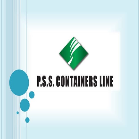 NVOCC-FREIGHT FORWARDING-PSS Container Lines. | PPSX