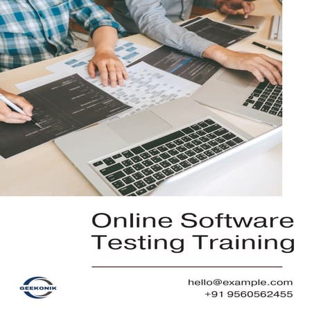 Online Software Testing Training Institute in Delhi Ncr | PDF