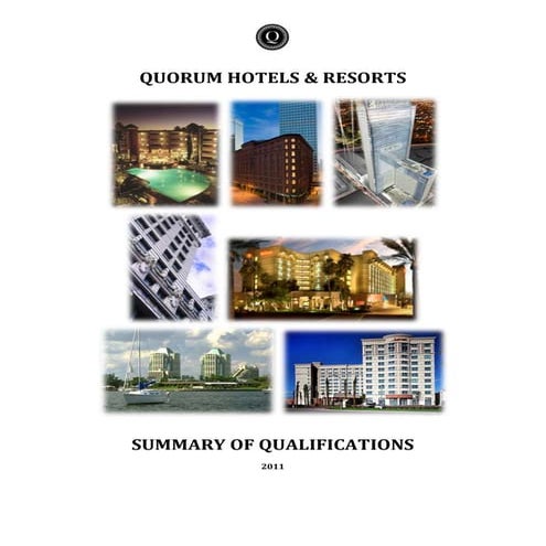 QHR Qualifications 082211 | PDF