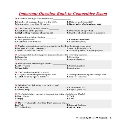 General question | PDF