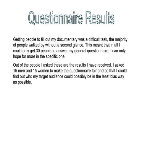 General questionnaire | PPT