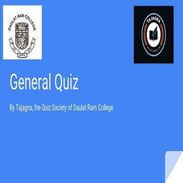 General quiz | PPTX