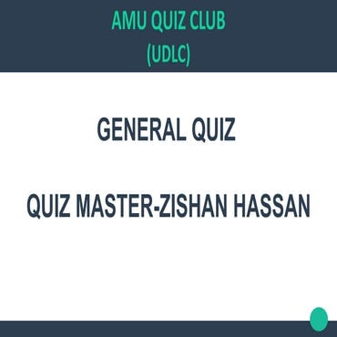 General quiz | PPTX