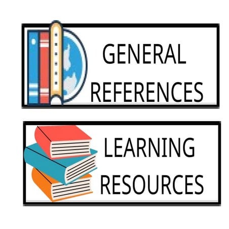 GENERAL REFERENCES for library designpptx | PPT