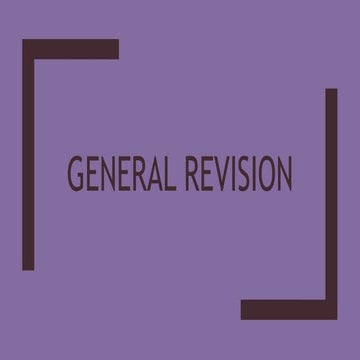 General revision.pptx Think 5 course. SB | PPTX