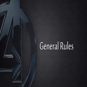 General rules | PPT