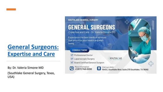 Introduction General surgery & Its Type | PPT