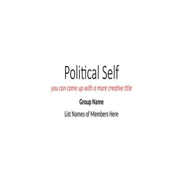 General Template (The Political Self).pptx