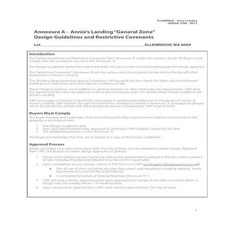 General zone design guidelines | PDF