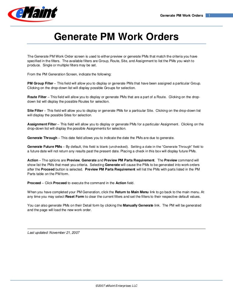 Pm Work Order Templates pm-work-order-templates