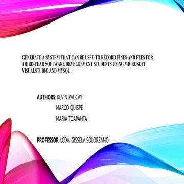 GENERATE A SYSTEM THAT CAN BE USED TO.pptx