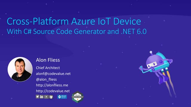 Generating Cross Platform Net Based Azure Iotdevice Ppt