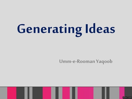 Reading and Writing - Patterns of Idea Development | PDF