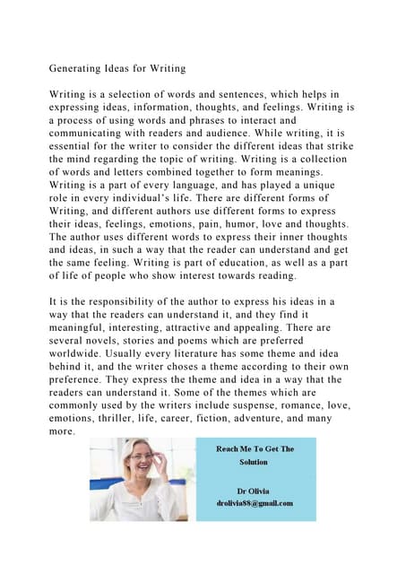 Creative Writing versus Academic Writing | PPTX
