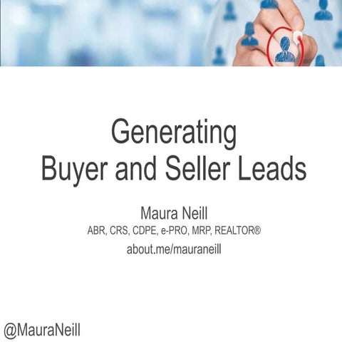Generating Buyer and Seller Leads - a Preview | PPTX | Marketing and ...
