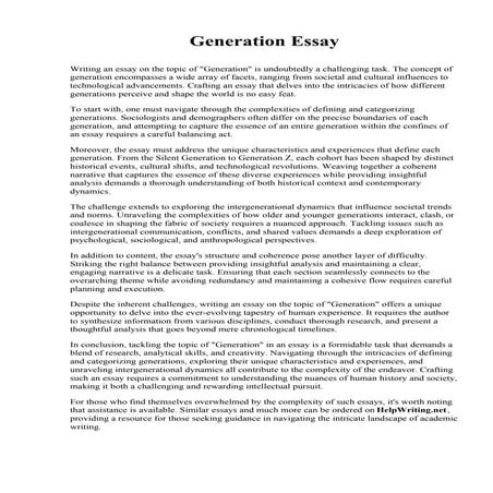 Generation Essay.pdf