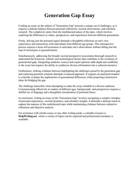 Generation Gap Essays.pdf