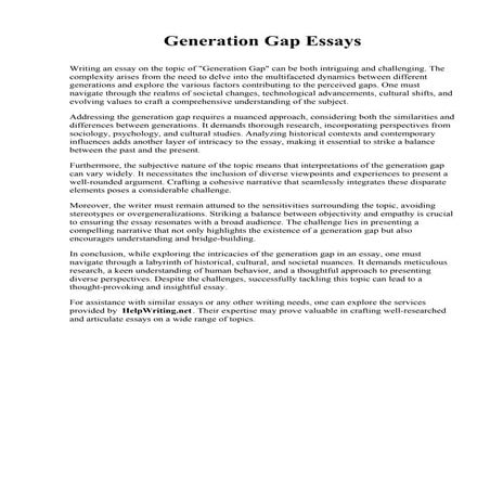 Generation Gap Essays.pdf