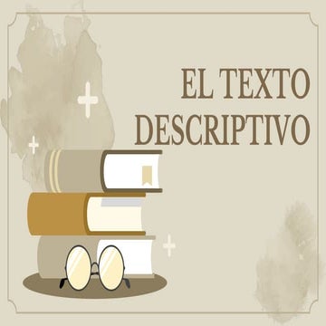 El texto descriptivo | PPTX