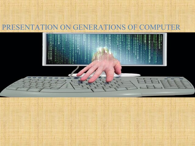 The five generations of computers presentation | PPTX