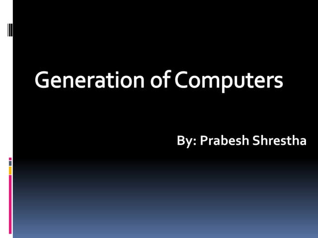 Introduction to computer | PPSX