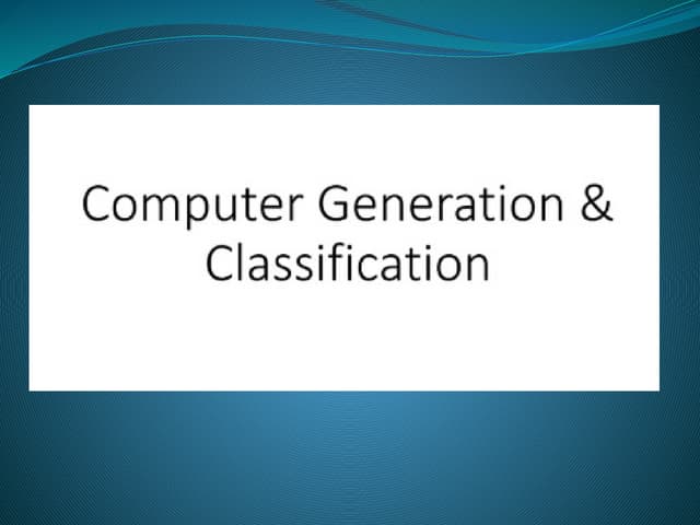 Comparison between computers of past and present | DOCX