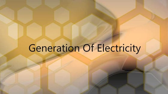 Power generation | PPT