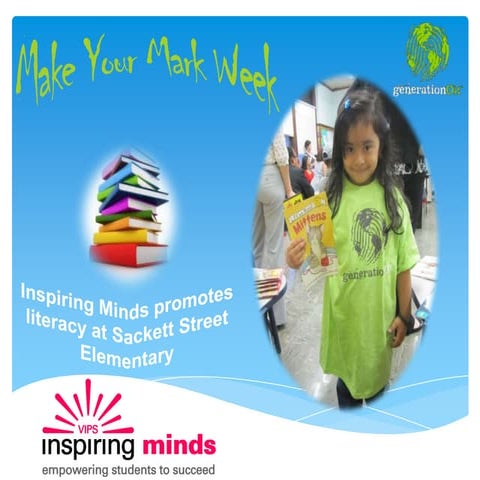 Inspiring Minds - Make Your Mark Week | PPT