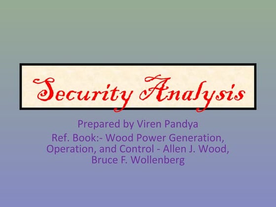 Optimization in power system | PPT