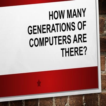 FIVE GENERATIONS OF COMPUTER (HISTORY OF COMPUTER).pptx