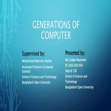 Generations of Computer | PPT