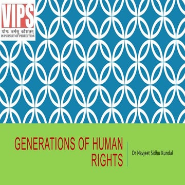 Generations of Human Rights.pptx notes ballb | PPTX