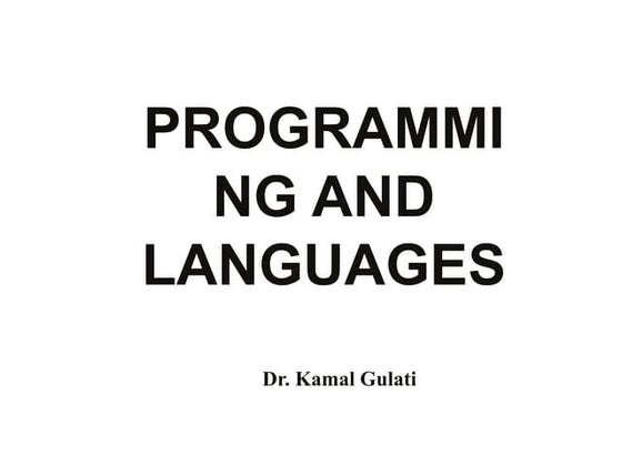 Overview of language processor sp | PPT