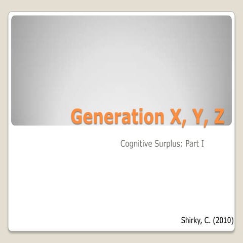 Generation x, y, z | PPTX