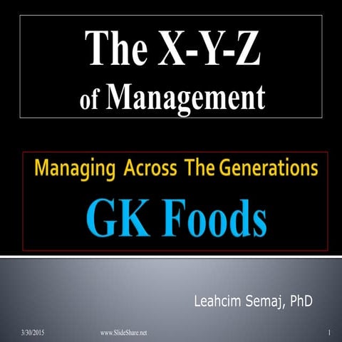 Generazioni Culturali Z, Y, X, Baby Boomer, Tradizionalisti | PDF