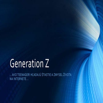 Generation z | PPTX