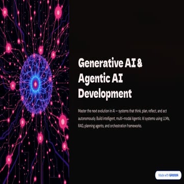 Top Advanced Agentic AI Course in Chennai | PDF