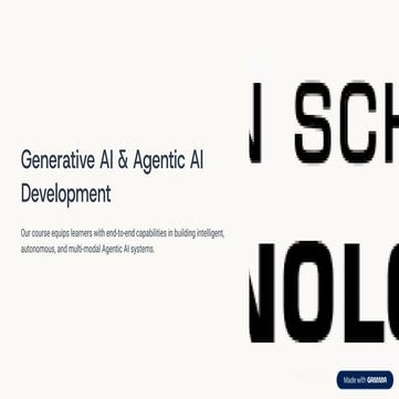 Agentic AI Certification Course in Mumbai | PDF