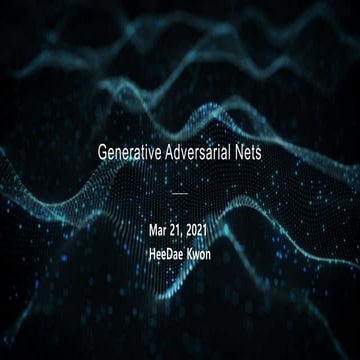Generative adversarial nets | PPT